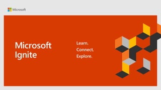 Microsoft ignite 2018 SQL Server 2019 big data clusters - intro session | PPT