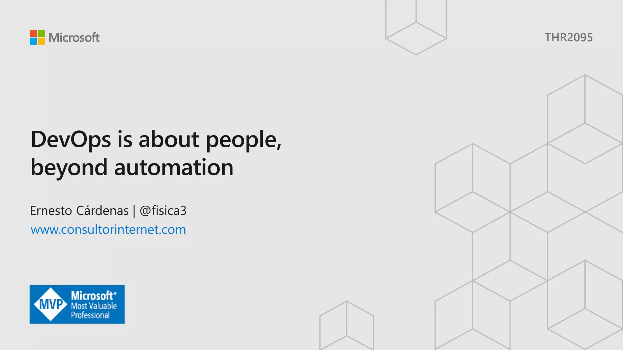 DevOps is about people, beyond automation | PPT