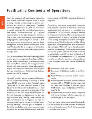Windows To Go: Microsoft Report | PDF | Operating Systems | Computer Software and Applications