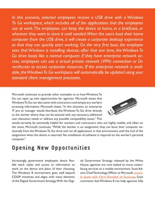 Windows To Go: Microsoft Report | PDF