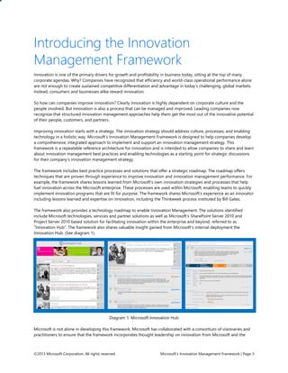 Microsoft innovation framework - 20 May 2015 | PDF
