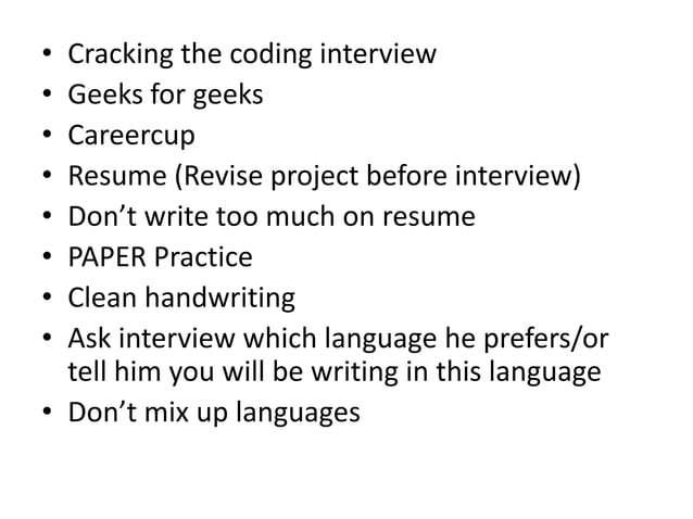 Microsoft interview walkthrough | PPTX