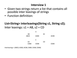 Microsoft interview walkthrough | PPTX