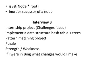Microsoft interview walkthrough | PPTX