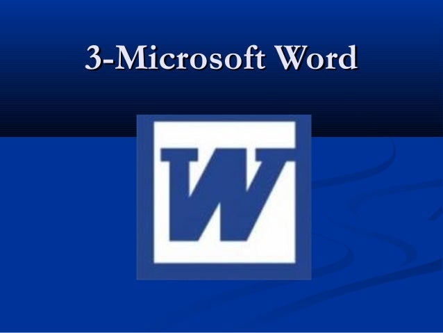 Microsoft (Intro To Office)