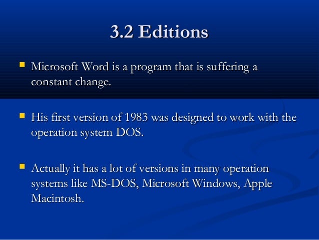 Microsoft (Intro To Office)