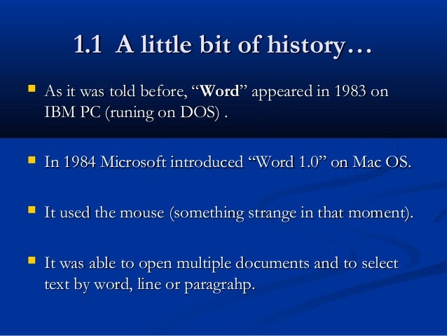 Microsoft (Intro To Office)