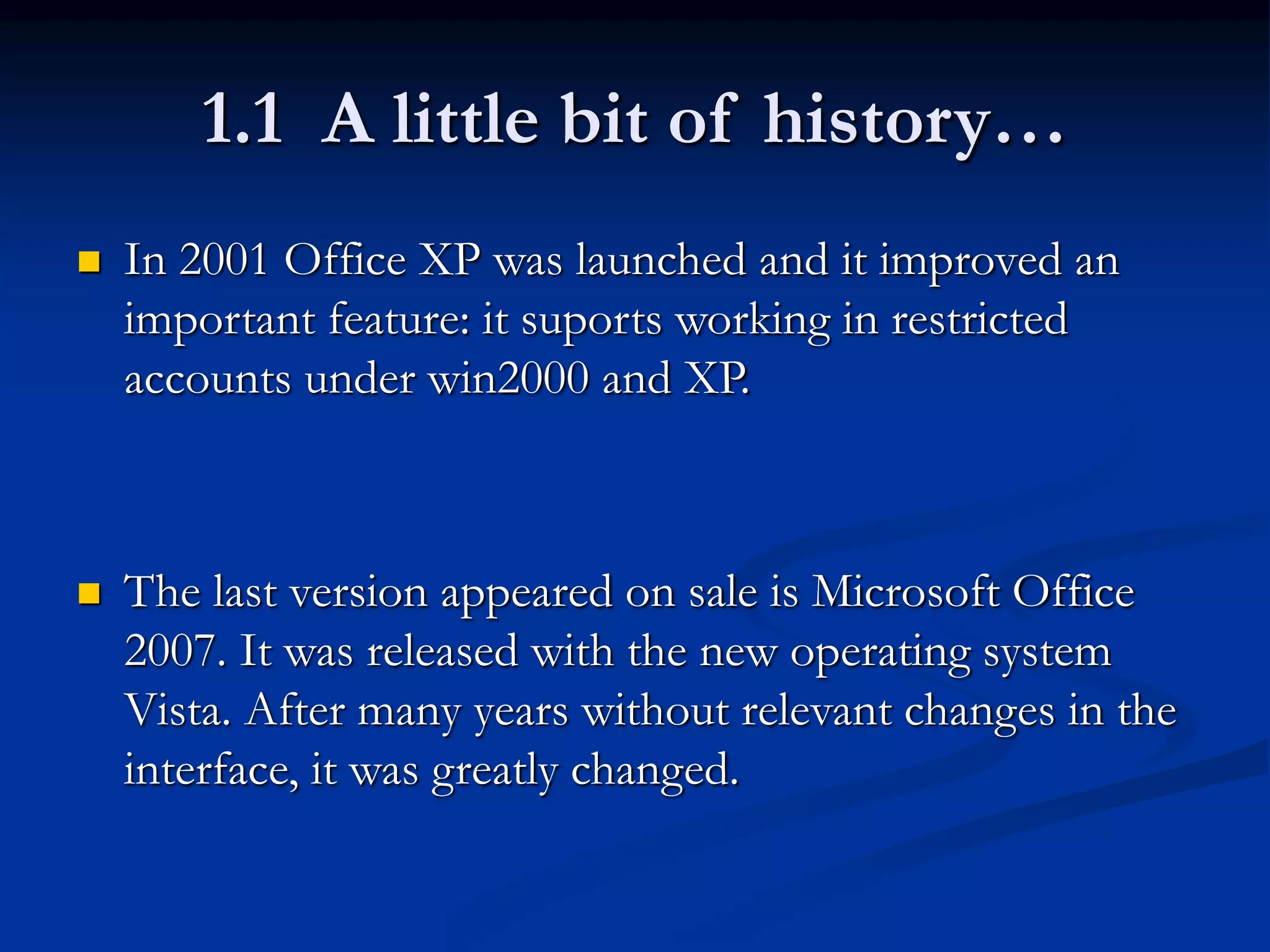 Microsoft (Intro To Office) | PPT