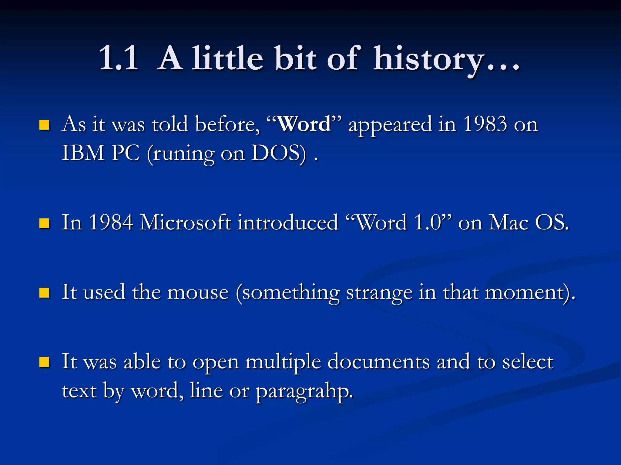 Microsoft (Intro To Office) | PPT