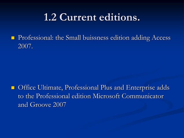 Microsoft (Intro To Office) | PPT