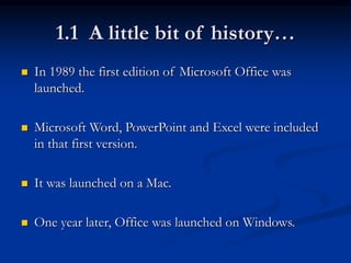 First Microsoft Office Edition 85