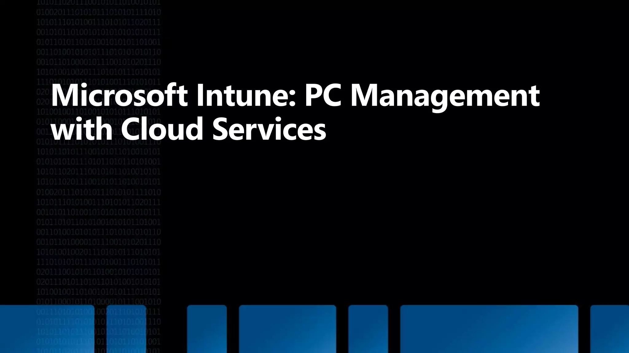 Microsoft intune | PPTX