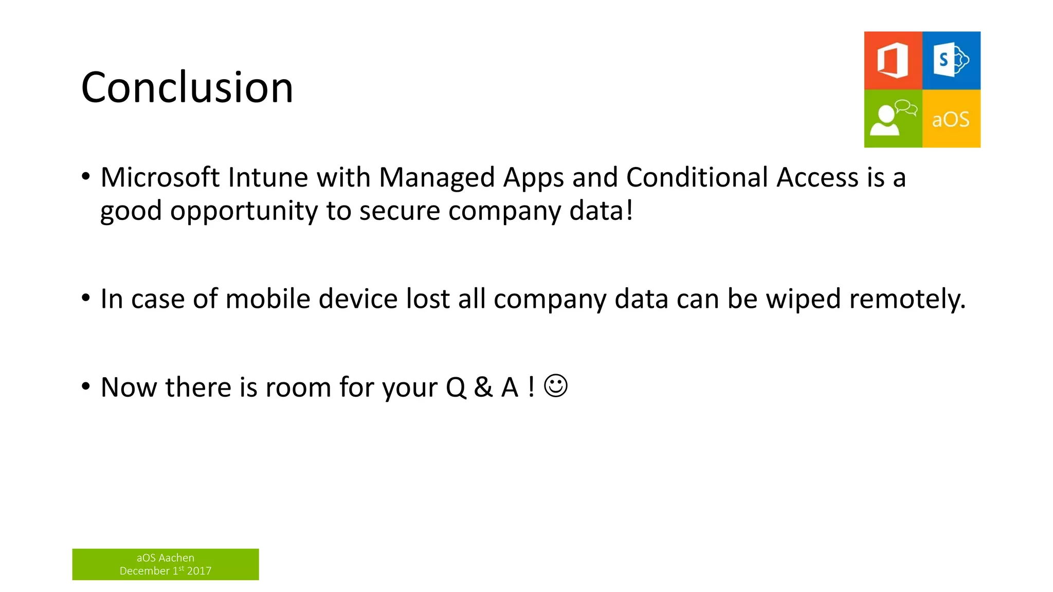 Microsoft intune with managed apps and security device policies ...