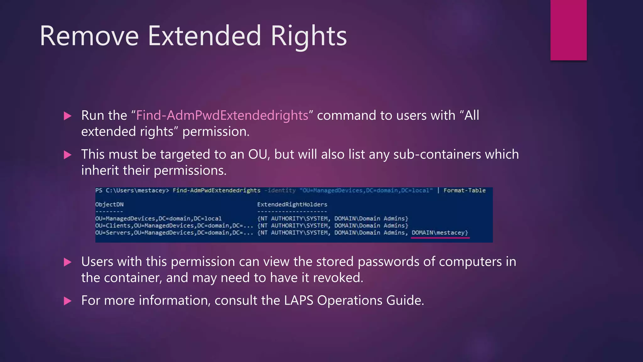Microsoft LAPS - Local Administrator Password Solution | PPTX