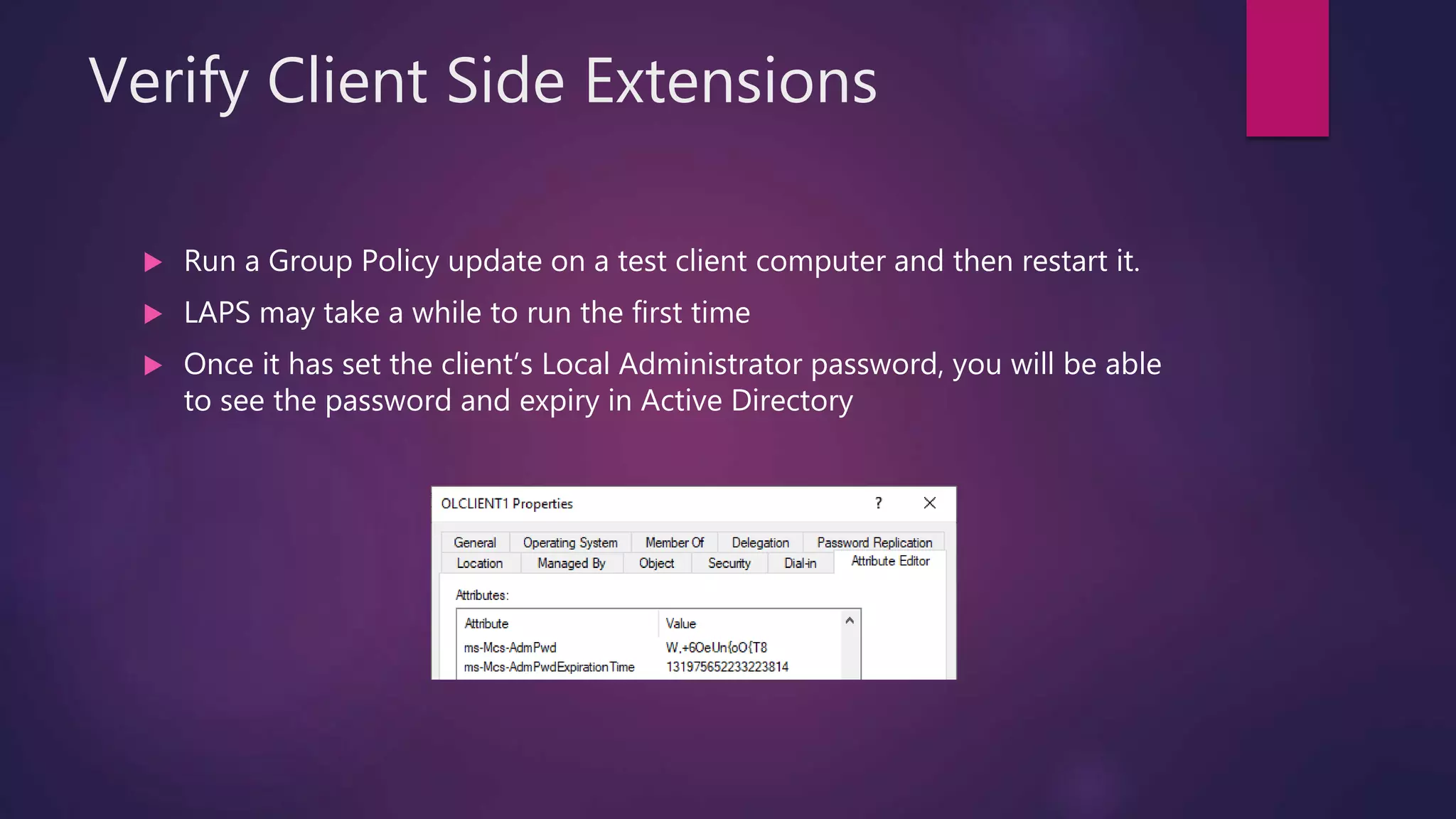 Microsoft LAPS - Local Administrator Password Solution | PPTX