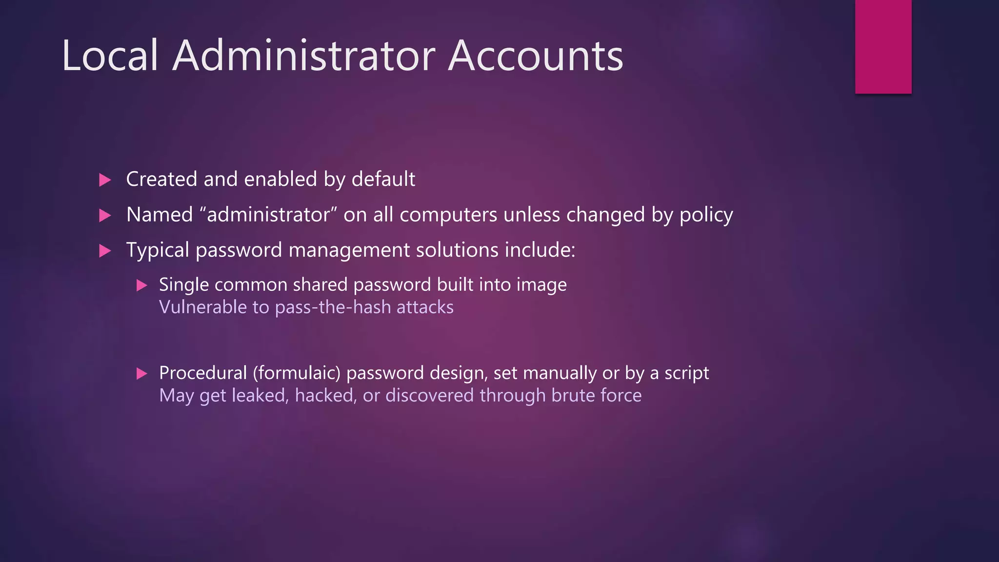 Microsoft LAPS - Local Administrator Password Solution | PPTX