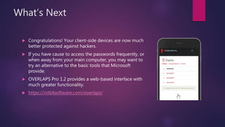 Microsoft LAPS - Local Administrator Password Solution | PPTX