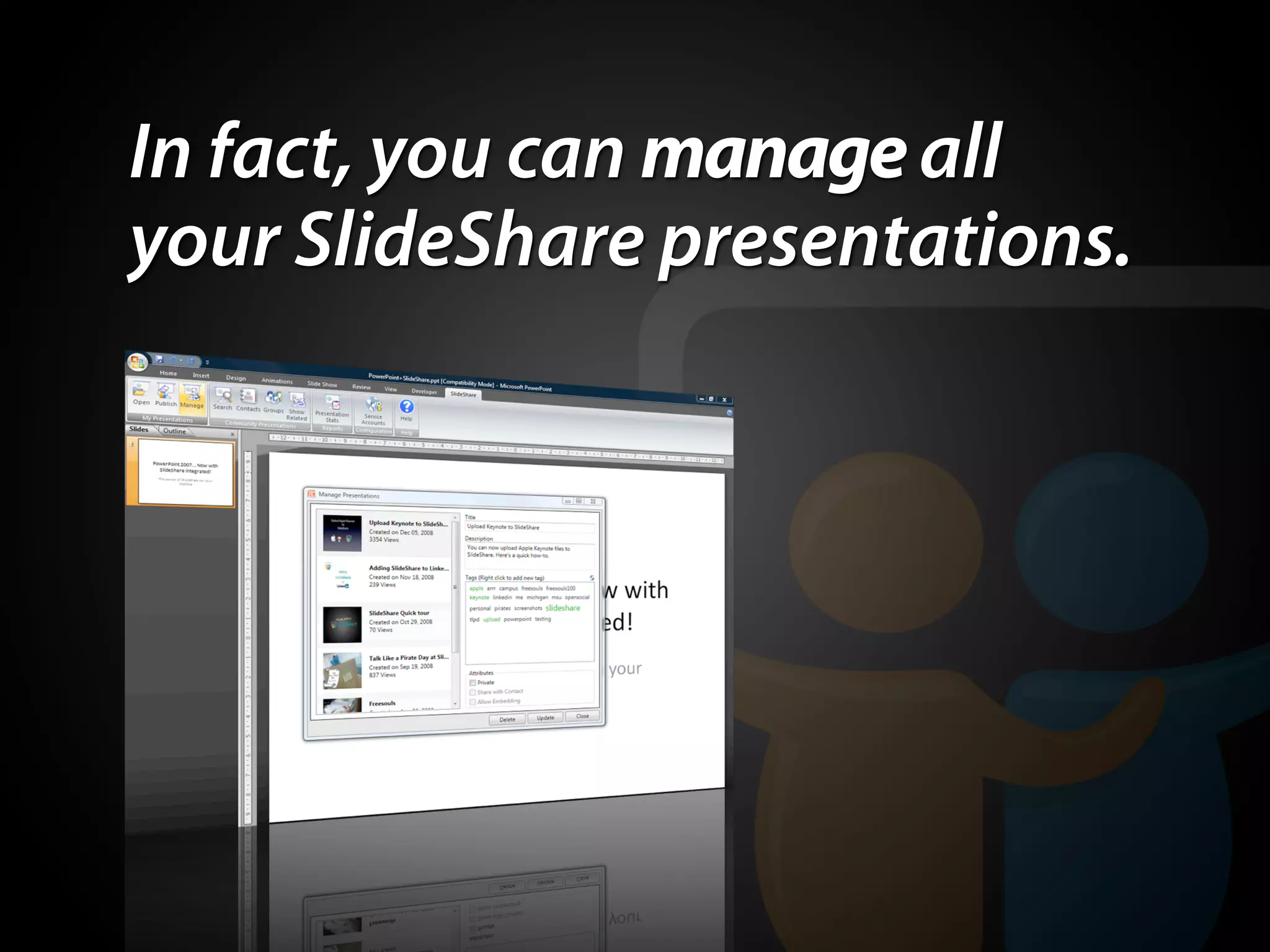 Meet the SlideShare ribbon for PowerPoint | PPT