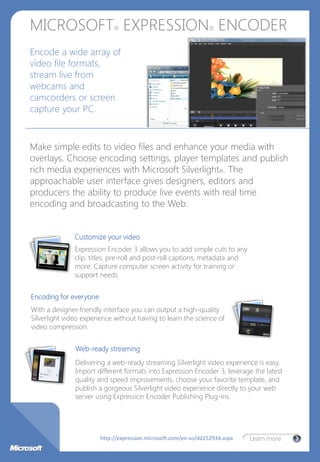Microsoft Learning Suite Brochure | PDF