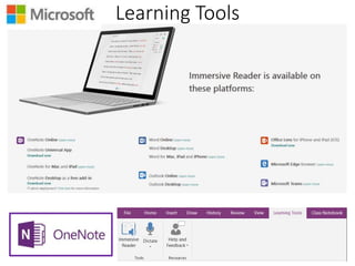 Microsoft learning tools | PPT