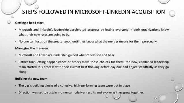 Microsoft linkedin acquisition | PPTX
