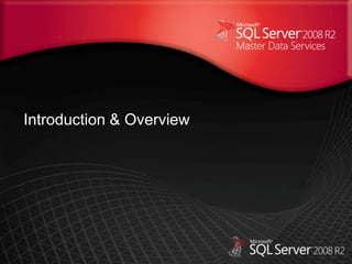 Microsoft master data services mds overview | PPT