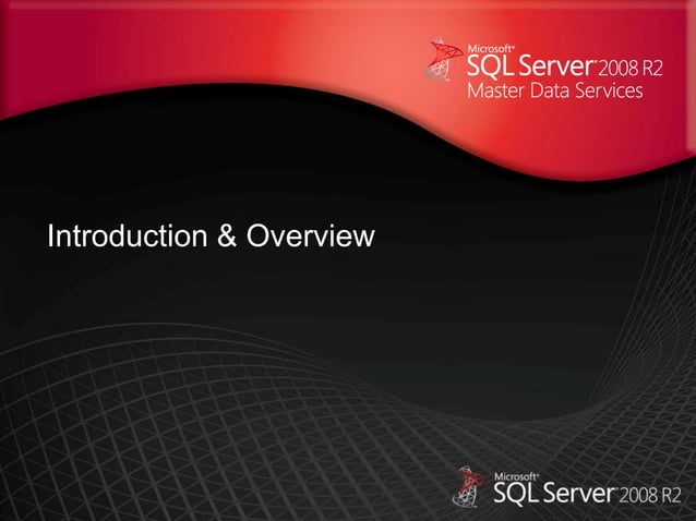 Microsoft master data services mds overview | PPT