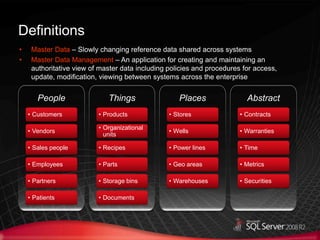 Microsoft master data services mds overview | PPT