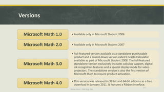 Microsoft Mathematics | PPTX