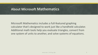 Microsoft Mathematics | PPTX