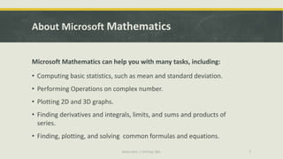 Microsoft Mathematics | PPTX