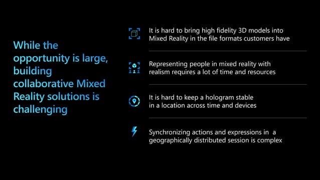Microsoft Mesh - Developer Platform Overview | PDF | Augmented Reality ...