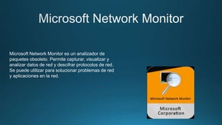 MICROSOFT NETWORK MONITOR | PPTX
