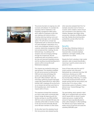 Microsoft New Way Of Working Case Study | PDF