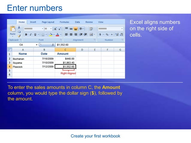 Microsoft® Office Excel® 2007 Training | PPT
