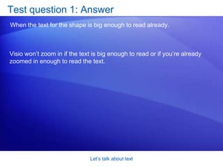 Visio Training | PPT