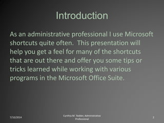Microsoft Office Tips & Tricks | PPTX