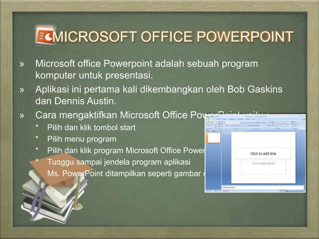 PPT Microsoft office | PPTX