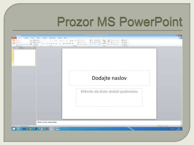 Microsoft office - prezentacija | PPT