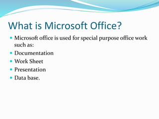 Microsoft office | PPTX