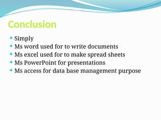 Comprehensive Guide to Microsoft Office: Word, Excel, PowerPoint, and ...