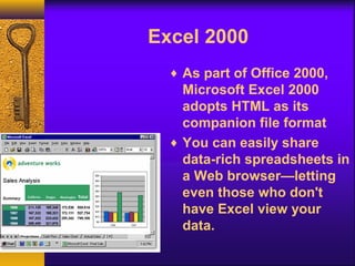 Microsoft office 2000 presentation | PPT
