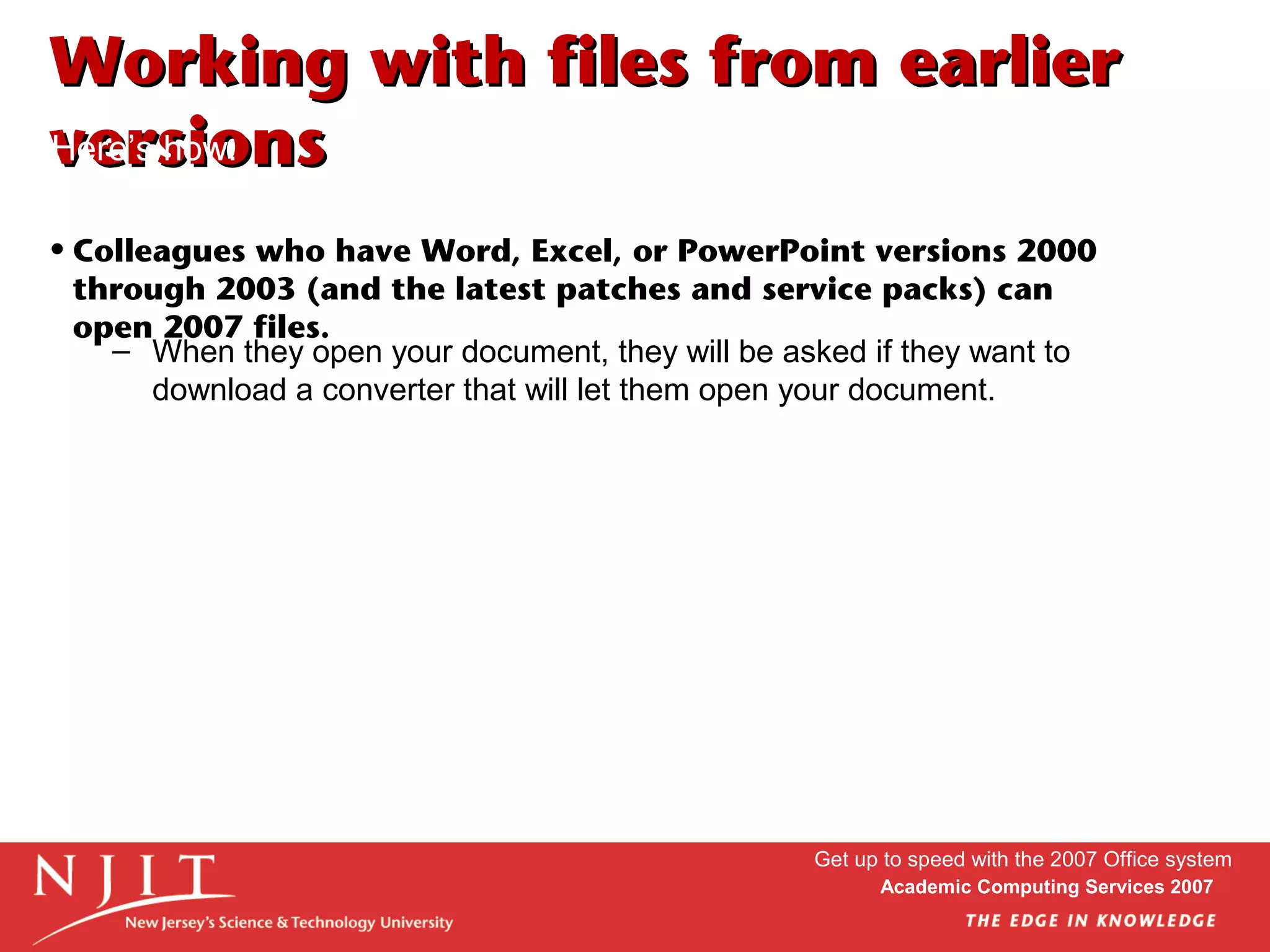 Microsoft office_2007 | PPT