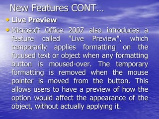 Microsoft office 2007 fundamentals | PPTX