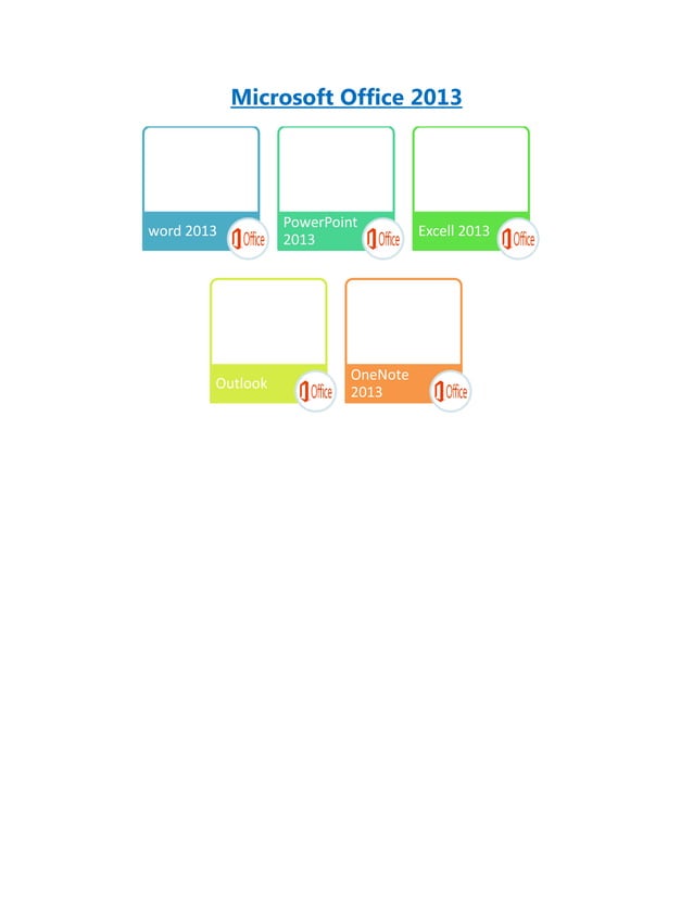 Microsoft office 2013