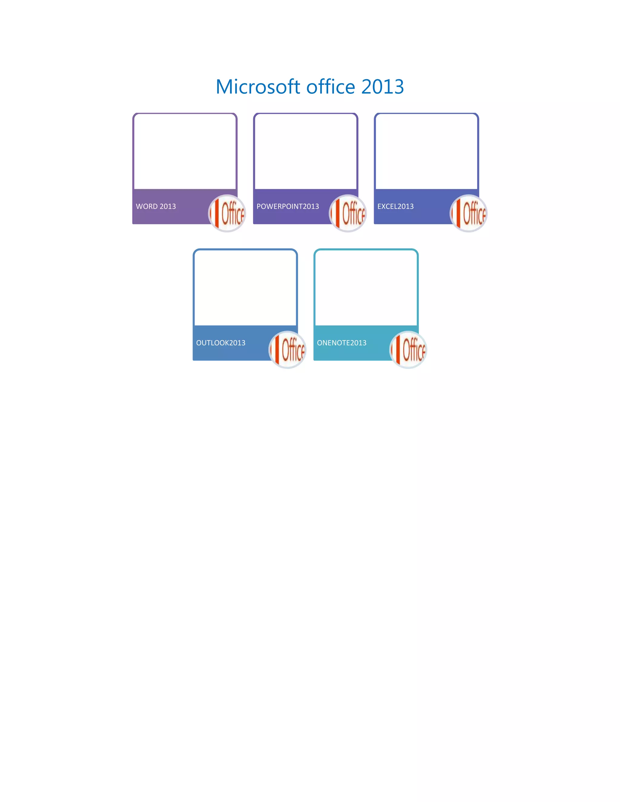 Microsoft office 2013 | PDF