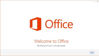 Microsoft office 2013 | PPTX