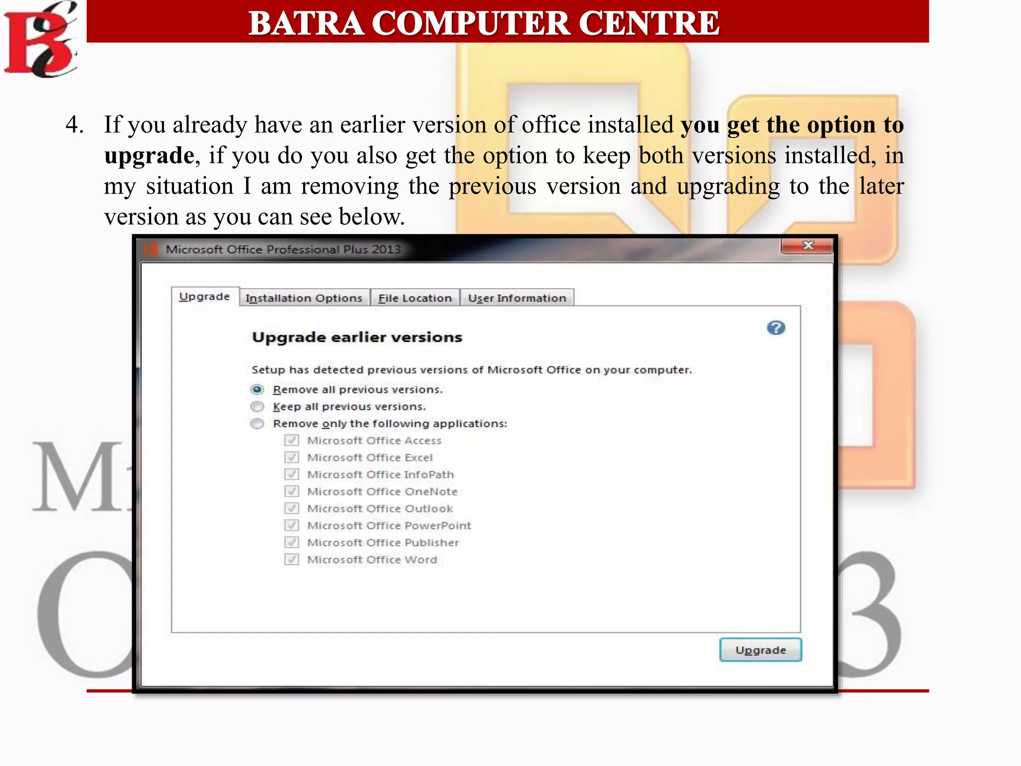 Presentation on Microsoft office 2013 By Batra Computer Centre | PPTX | Desktop Publishing ...