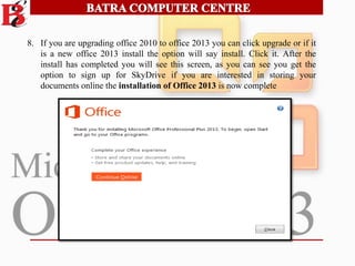 Presentation on Microsoft office 2013 By Batra Computer Centre | PPTX ...