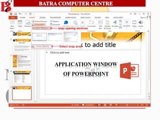 Presentation on Microsoft office 2013 By Batra Computer Centre | PPTX